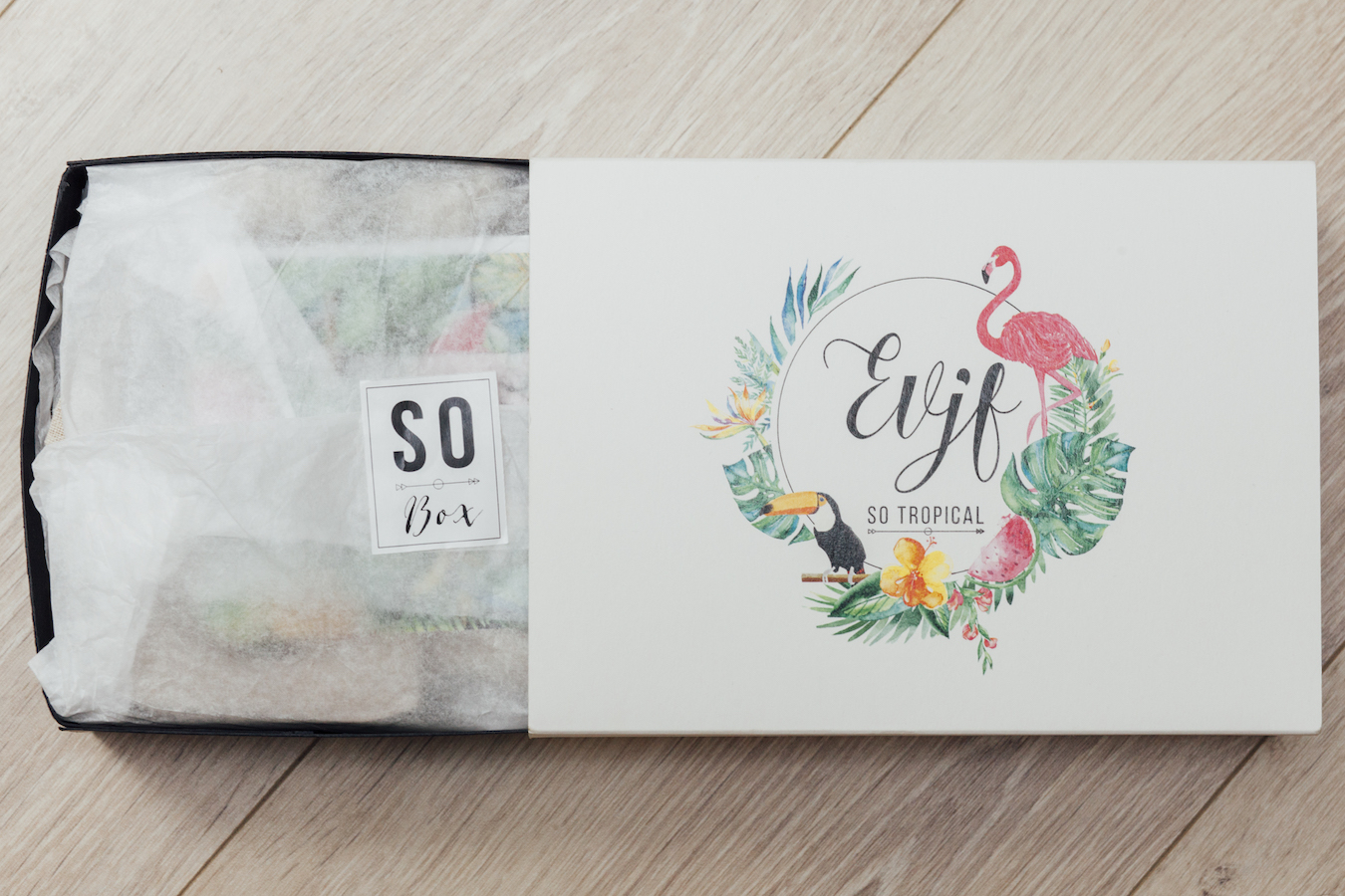 SO Box tropicale EVJF - Sandrine - Robe de mariée